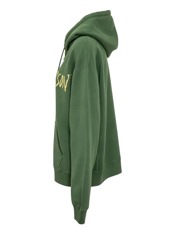 JW Anderson J. W. Anderson Mini Sweatshirt With Logo Print - Green