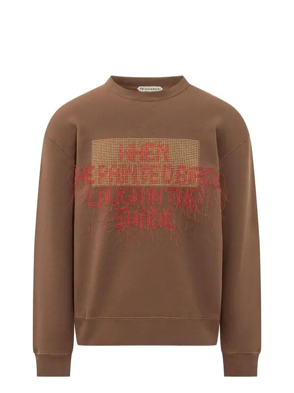 JW Anderson J. W. Anderson Birds Sweatshirt - Walnut