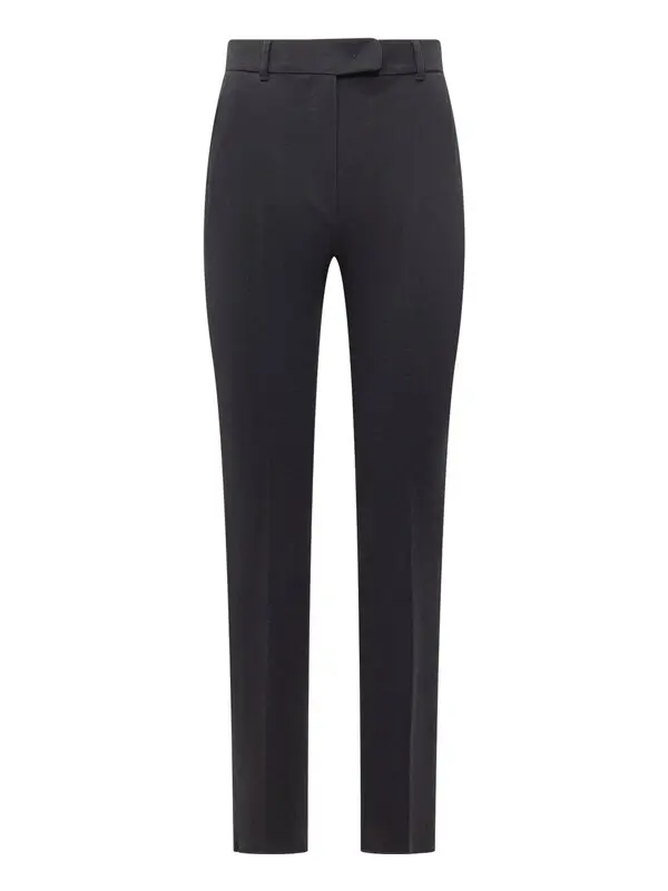 Max Mara High-waisted Slim Trousers - Blu