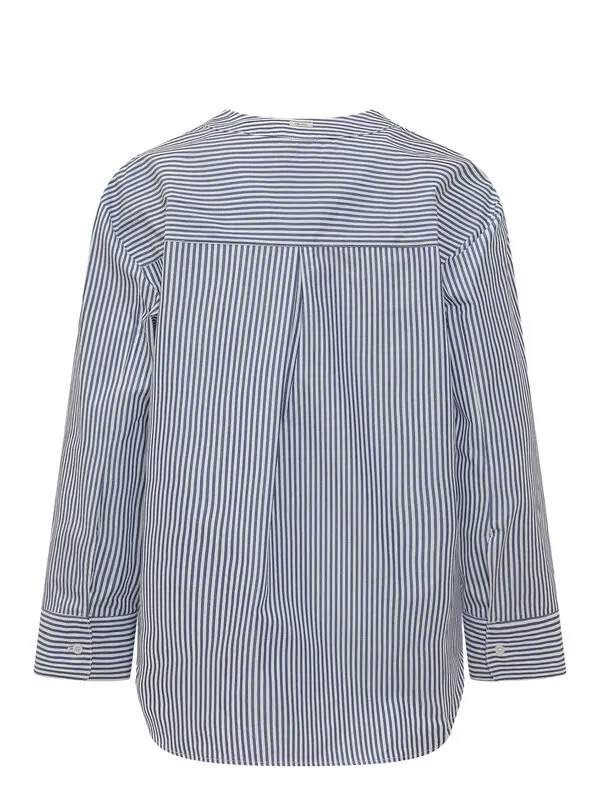 MAX MARA`S Max Mara Striped Silk Shirt - Riga Piccola