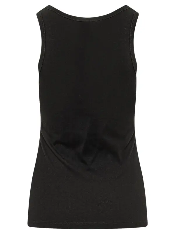 Coperni Mini Top With Statement Logo - Black