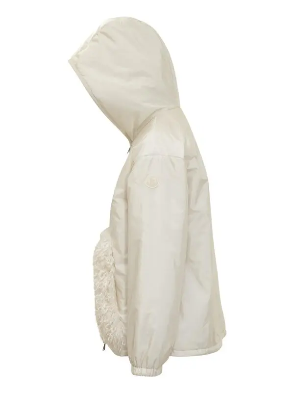 Moncler Bianca Jacket With Innovative Inserts - Bianco