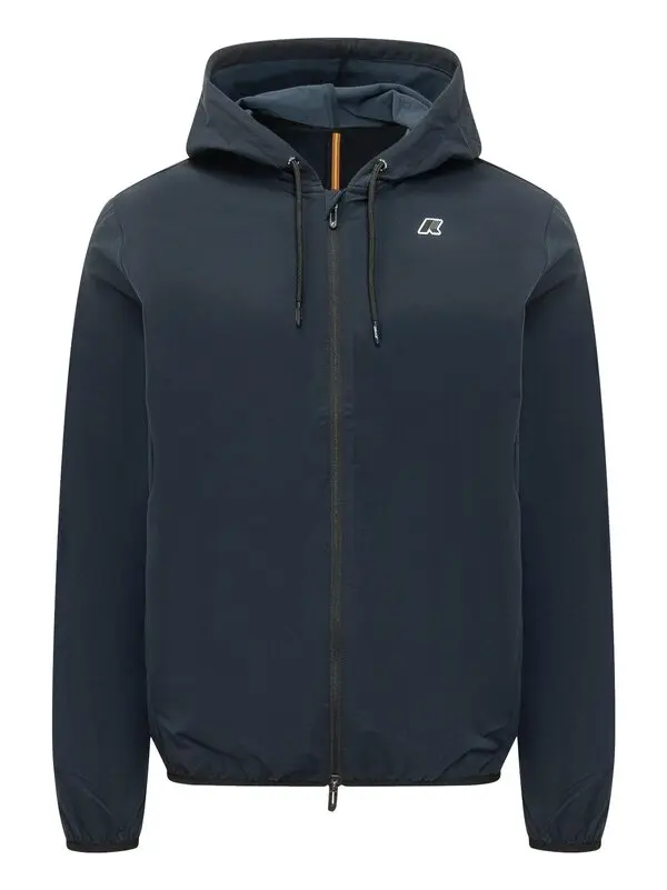 K-WAY Hooded Jacket - Blue Depth