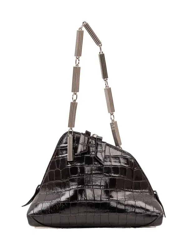 Attico Mini Clutch Bag - Black