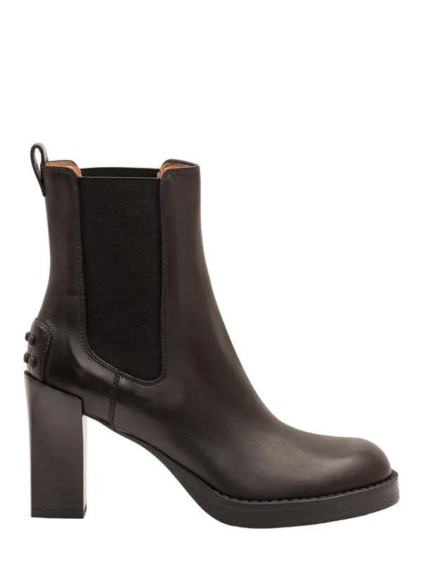 TOD'S T80 Rubber Ankle Boots - Nero