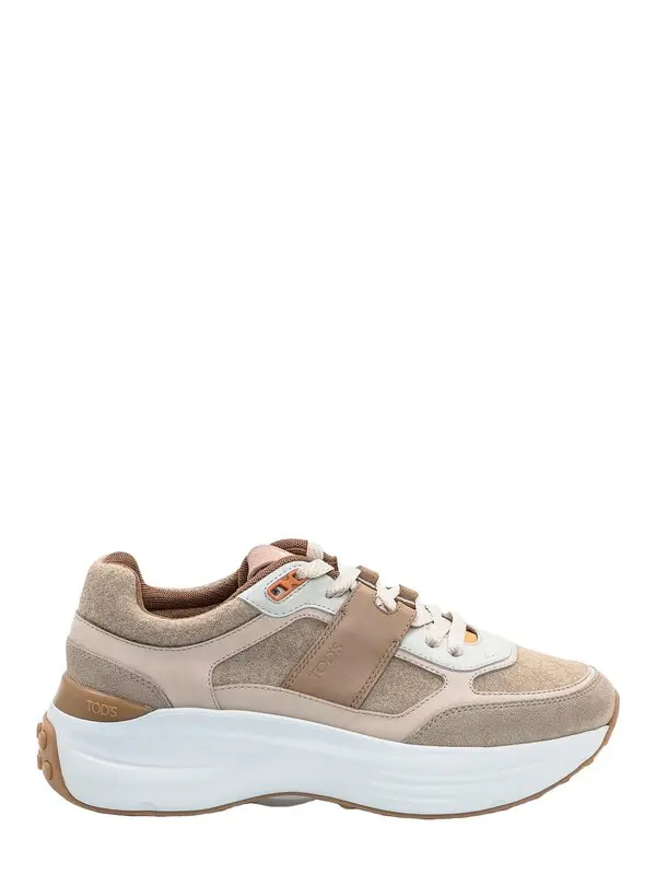 TOD'S Fabric And Leather Sneakers - Yps5