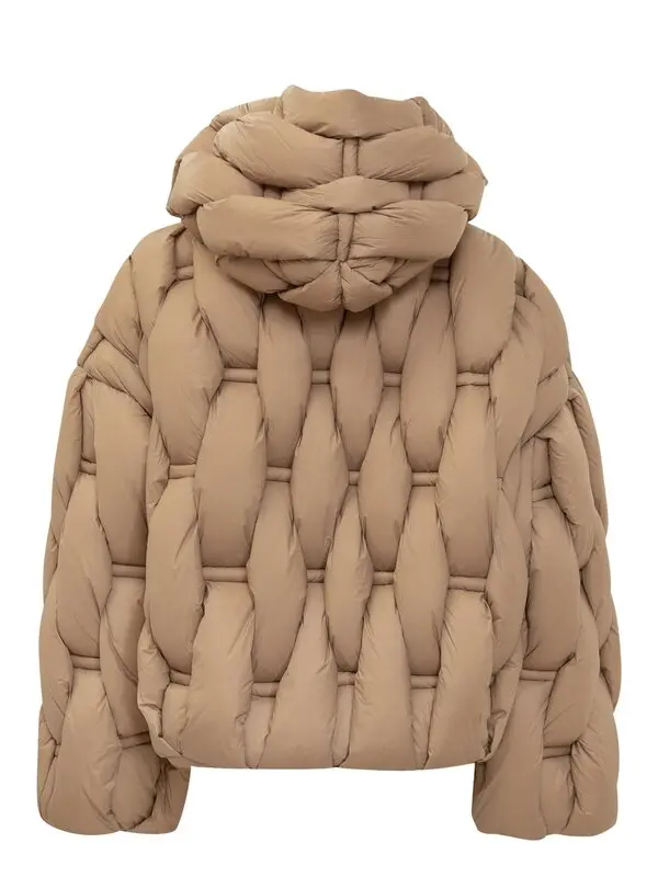 RAXXY Hooded Puffer Jacket - Caramel