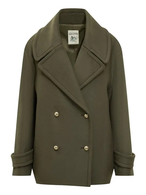 SEMICOUTURE Overcoat - Peppermint