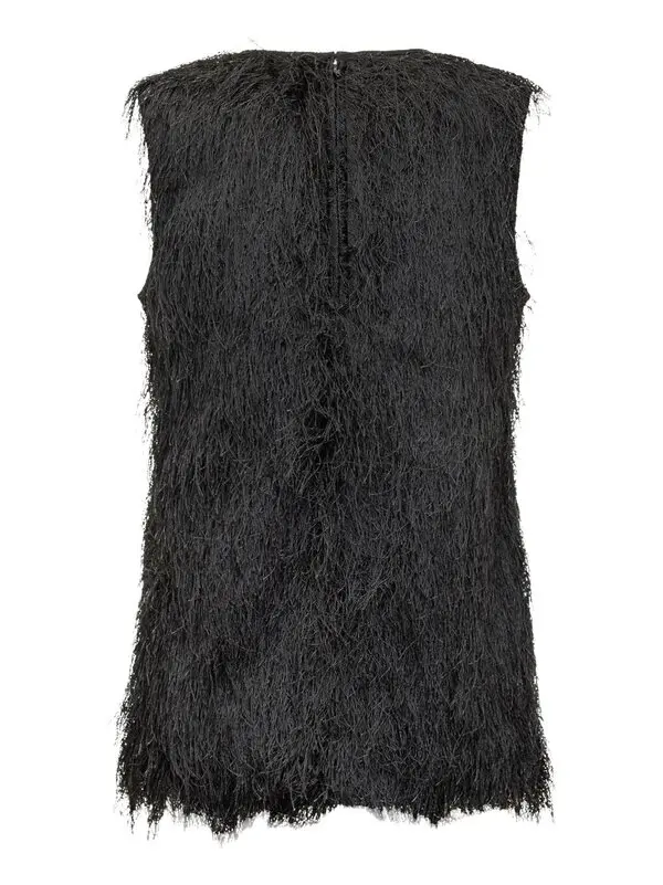 Loulou De Saison Textured Sleeveless Top - Black