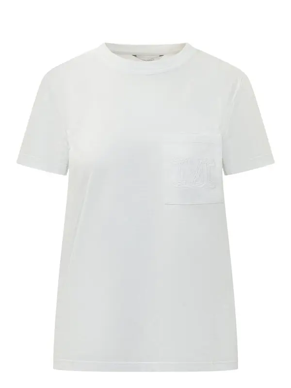 Max Mara Papaia Pocket T-shirt - Bianco