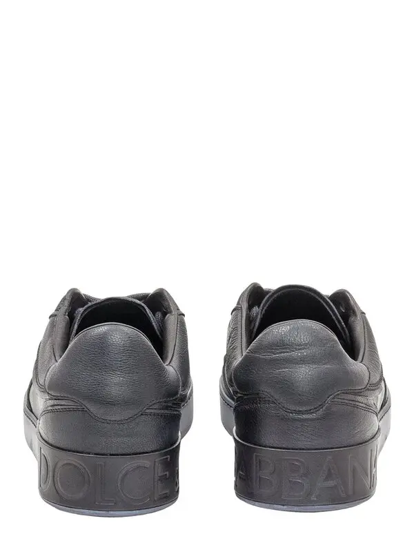 Dolce & Gabbana Stylish Leather Sneakers - Nero
