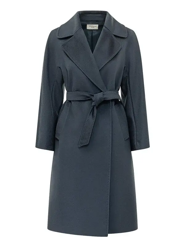Max Mara Weekend-ready Wool Overcoat - Blu