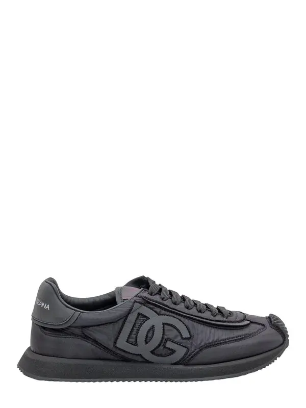 Dolce & Gabbana Sleek Leather Sneakers - Nero