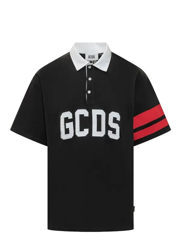 Gcds Polo Shirt - Black/red