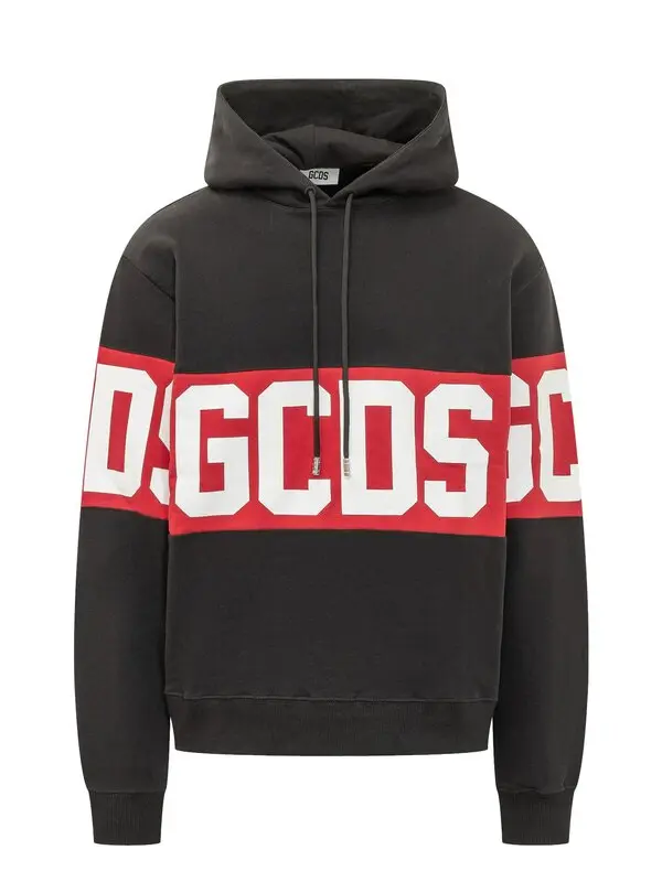 Gcds Band Logo Hoodie - Black/red
