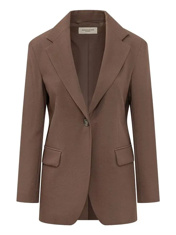 WEEKEND BY MAX MARA Wool Blazer - Cacao