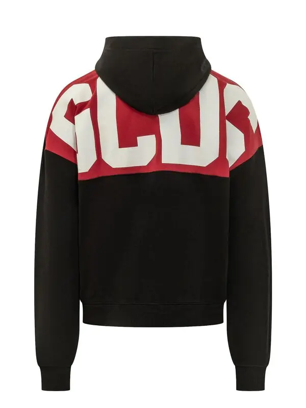 Gcds Band Logo Back Hoodie - Black/red