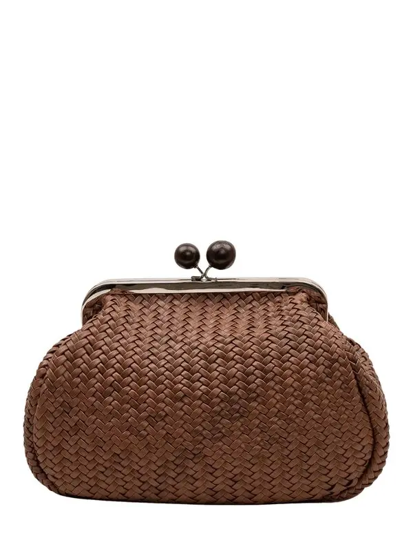 WEEKEND BY MAX MARA Shearling Leather Clutch Bag - 001