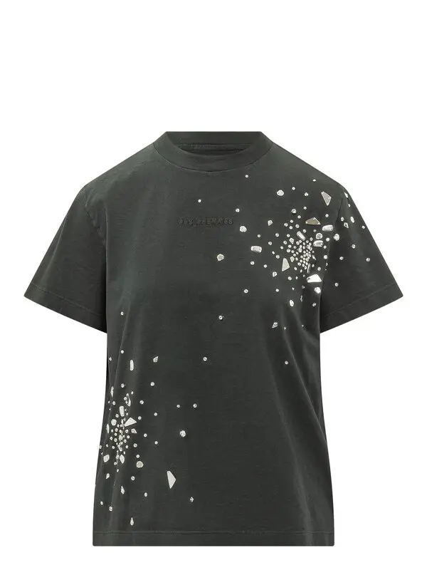 DES_PHEMMES Classic Crewneck T-shirt - Black