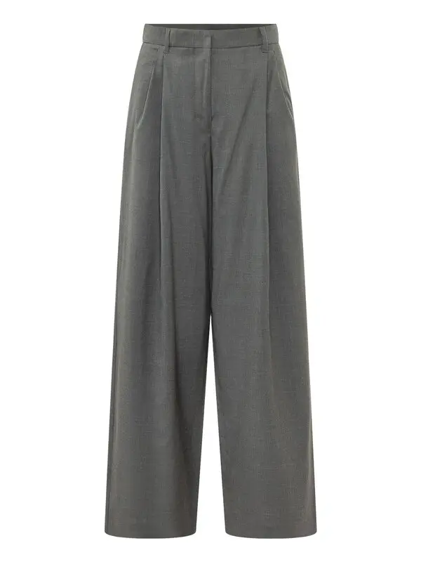 MAX MARA`S Max Mara Smmtara Wool Trousers - Carbone