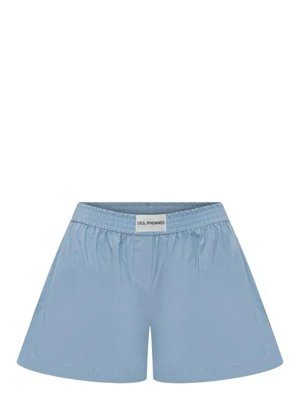 DES_PHEMMES Cotton Boxer Shorts - Blueberry