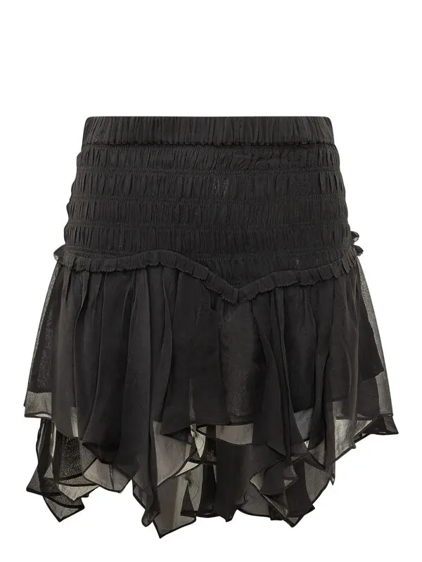 MARANT ETOILE Fiala-gb Midi Skirt - Black