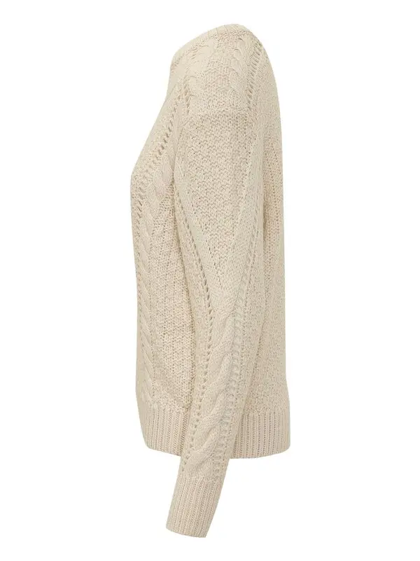 MARANT ETOILE Karol Knit Pullover Sweater - Ecru