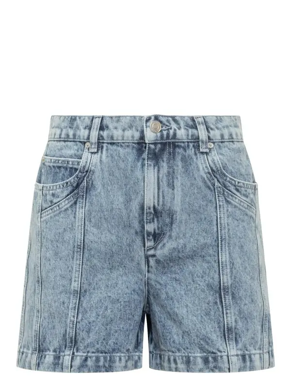 MARANT ETOILE Summer Mini Shorts - Light Blue