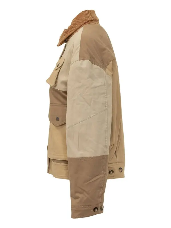 MARANT ETOILE Risla-gc Cropped Jacket - Beige