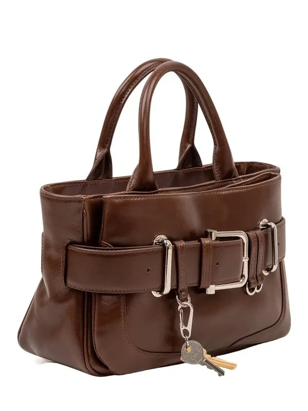 OSOI Brocle Mini Tote Handbag - Marrone