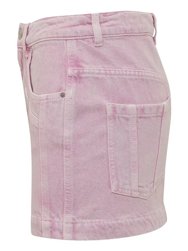 MARANT ETOILE Chic Mini Skirt For Spring Style - Pink