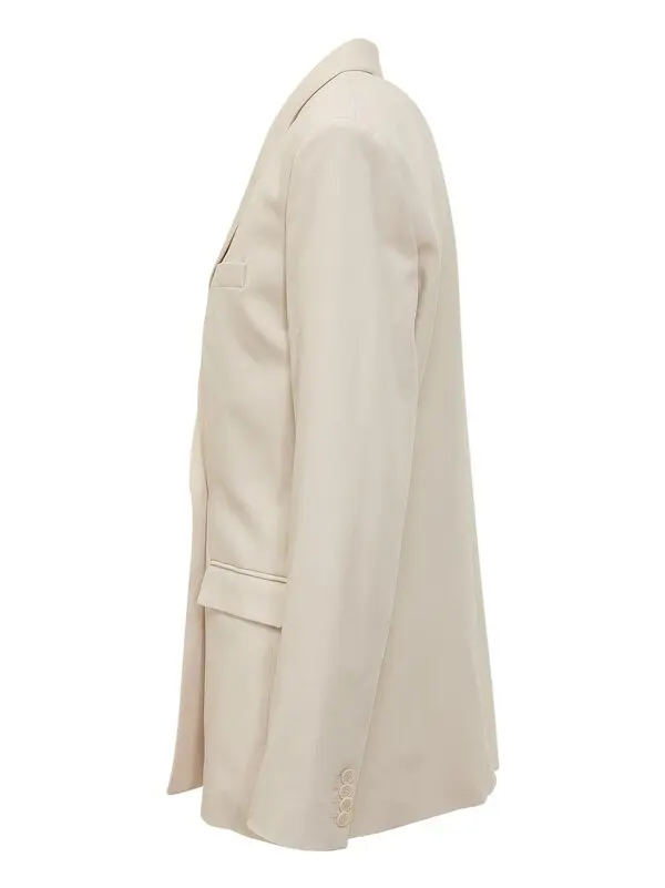Isabel Marant Étoile Double-layered Silk-blend Blazer - Ecru