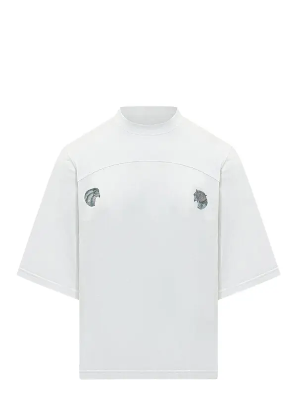 MORDECAI Mini T-shirt With Front Print - White