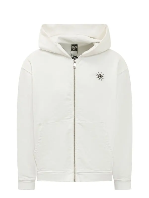 HTC LOS ANGELES Sun Zip Hoodie - Offwhite