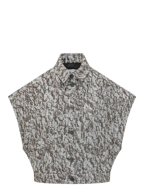IRO PARIS Modern Overshirt - Mixed Brown