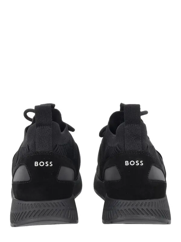 BOSS Logo Athletic Sneakers - Black