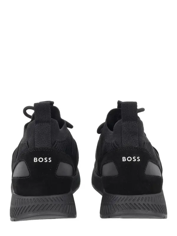 BOSS Logo Athletic Sneakers - Black