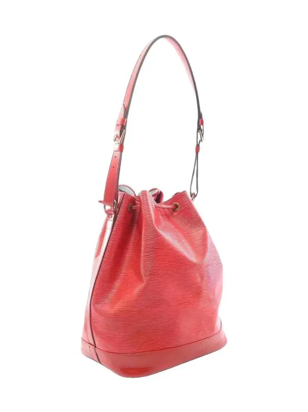 LOUIS VUITTON 1994 Noe Epi Bucket Bag - Red