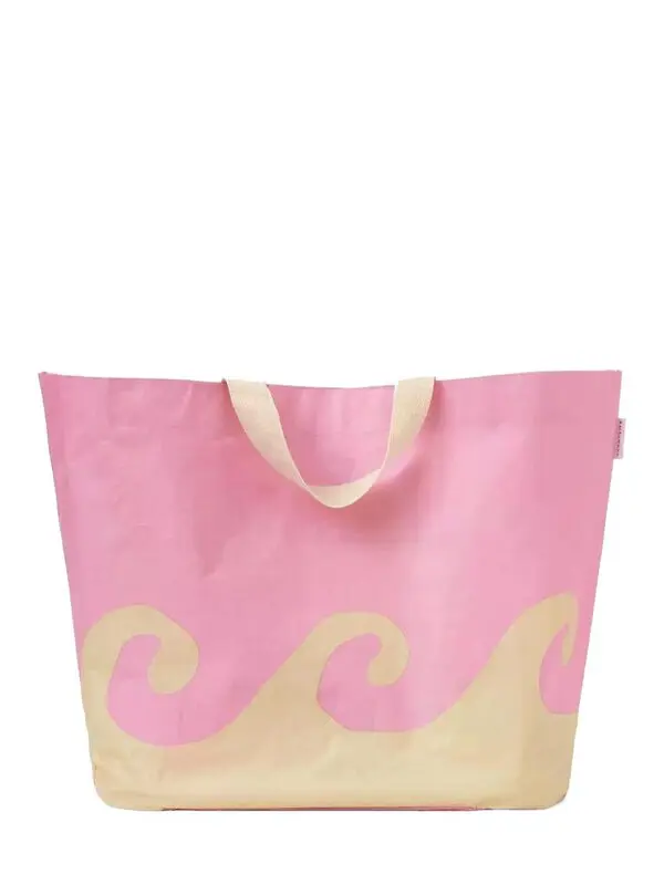 SUNNYLIFE Wave-print Tote Bag - Pink