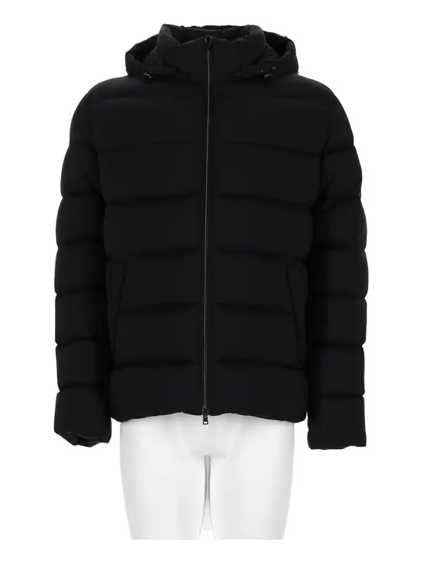 Herno Hooded Puffer Jacket - Black