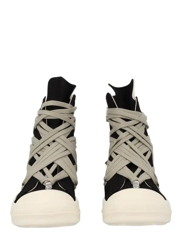 Rick Owens High Top Sneakers - Black