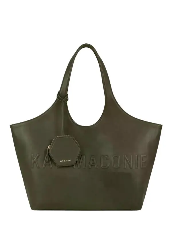 KAT MACONIE Logo-embossed Shoulder Bag - Green