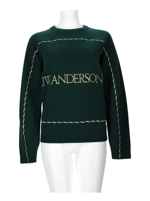 JW Anderson Wool Crewneck Pullover - Green