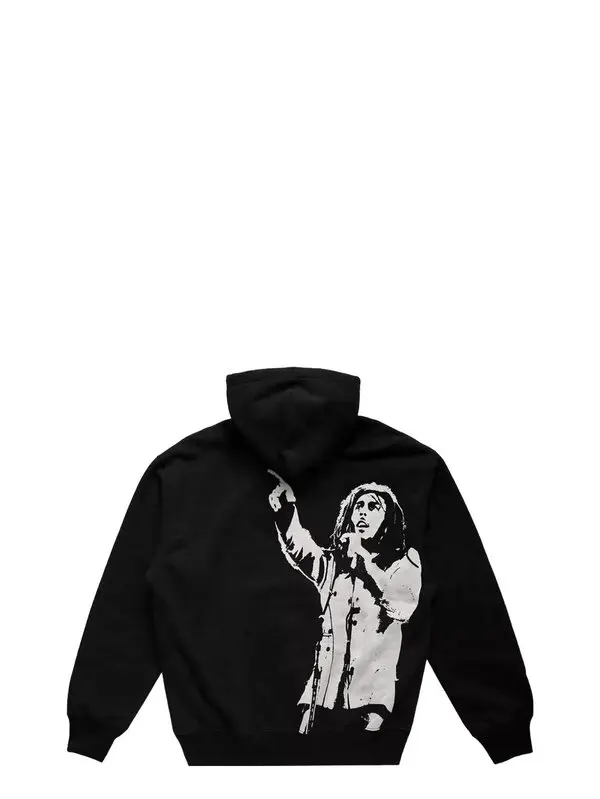 Junya Watanabe X Carhartt Bob Marley Logo-print Hoodie - Black