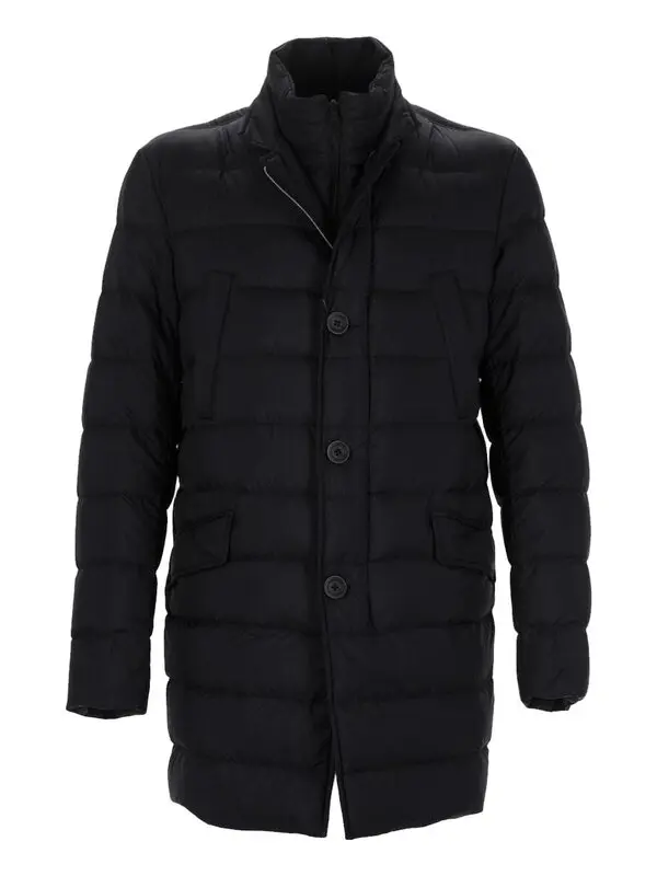 Herno Quilted Puffer Coat - Black