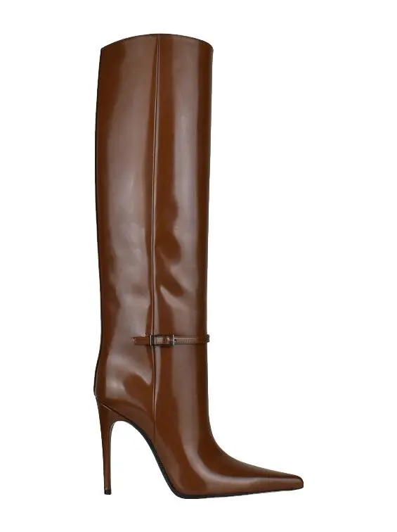 Saint Laurent Vendome Boots - Brown