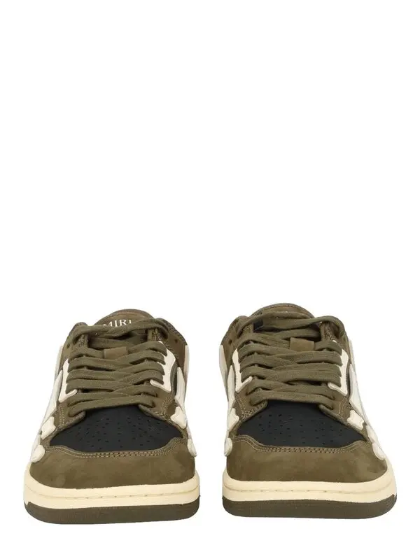 Amiri Leather Lace Up Sneakers - Black