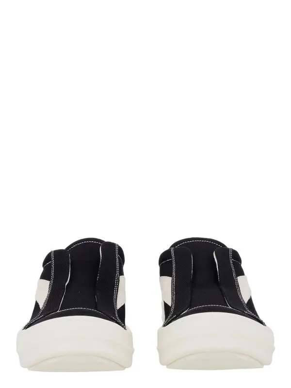Rick Owens Cotton Sneakers - Black
