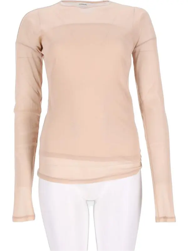 LEMAIRE Long Sleeve Knit Top - Cream
