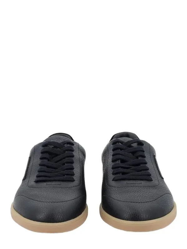 Zegna Leather Sneakers - Black